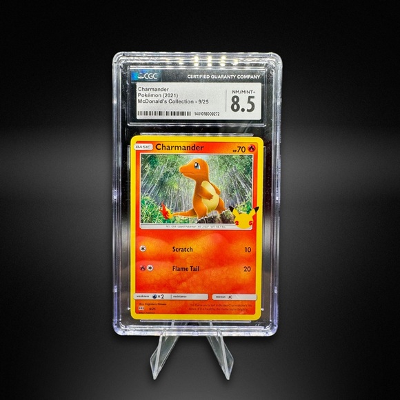 Pokemon | Other | Charmander 925 Cgc 85 Nmm Pokemon Mcdonalds ...